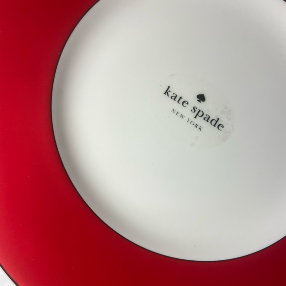kate spade | Dining | Kate Spade By Lenox Rutherford Circle Red Accent ...